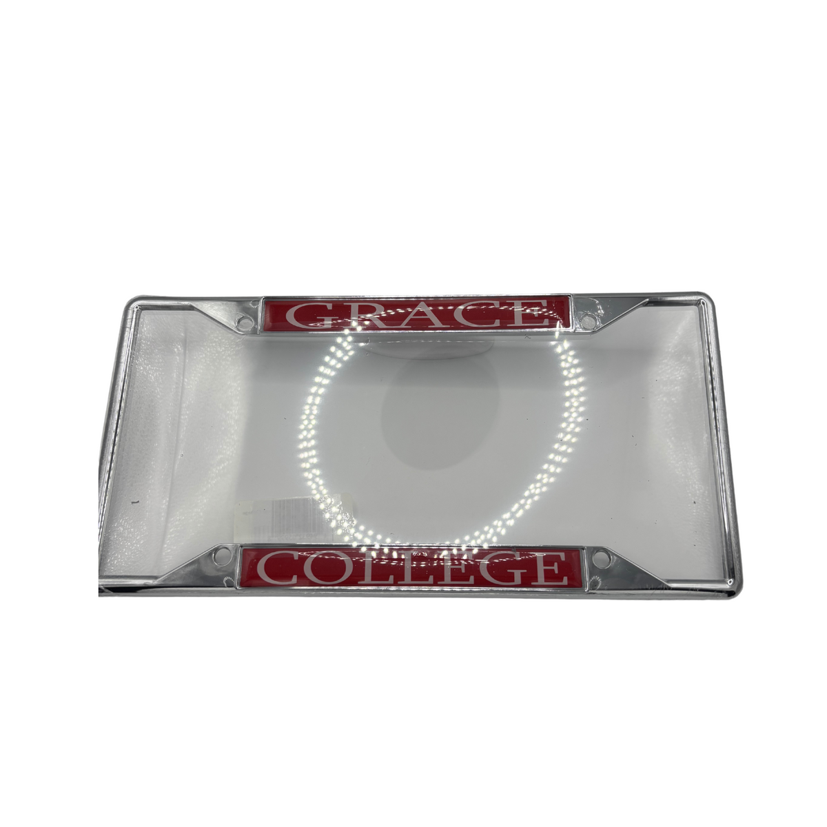 License Plate Frame, Grace over College – Grace College Campus Store